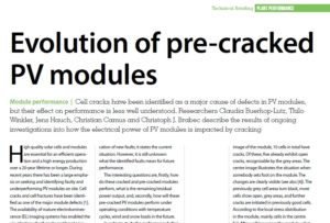 Evolution of pre-cracked PV modules - PV Tech
