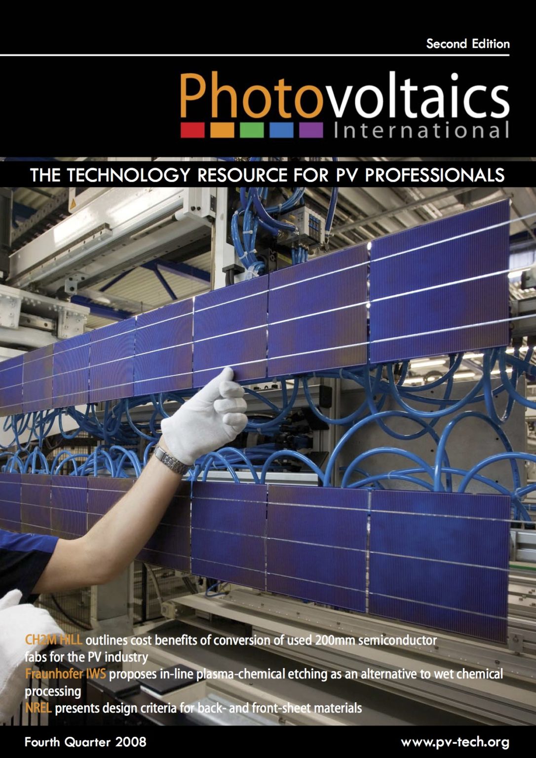 In-line plasma-chemical etching of crystalline silicon wafers at ...