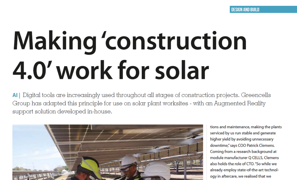 Making ‘construction 4.0’ work for solar - PV Tech