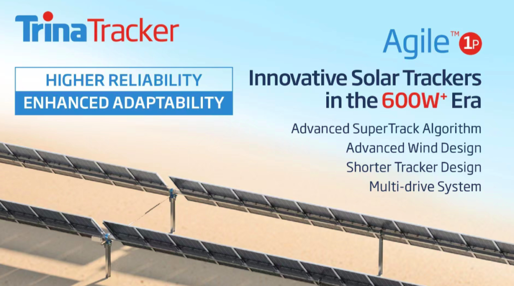 Trina Solar launches Agile 1P Dual Row Tracker - PV Tech