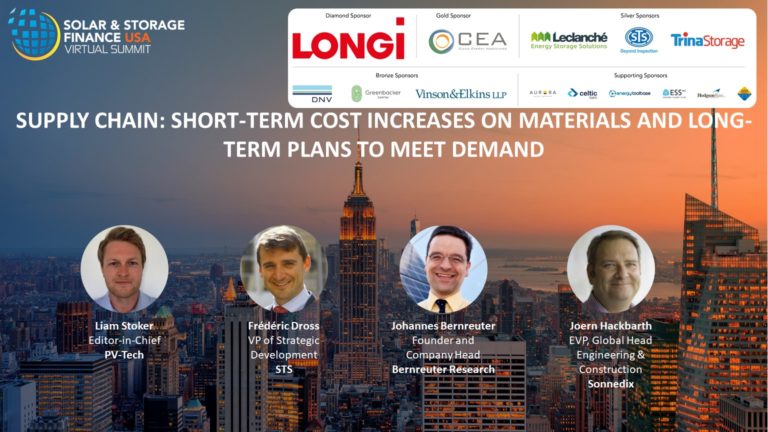 VIDEO: Short-term PV supply chain cost increases and long-term plans to ...