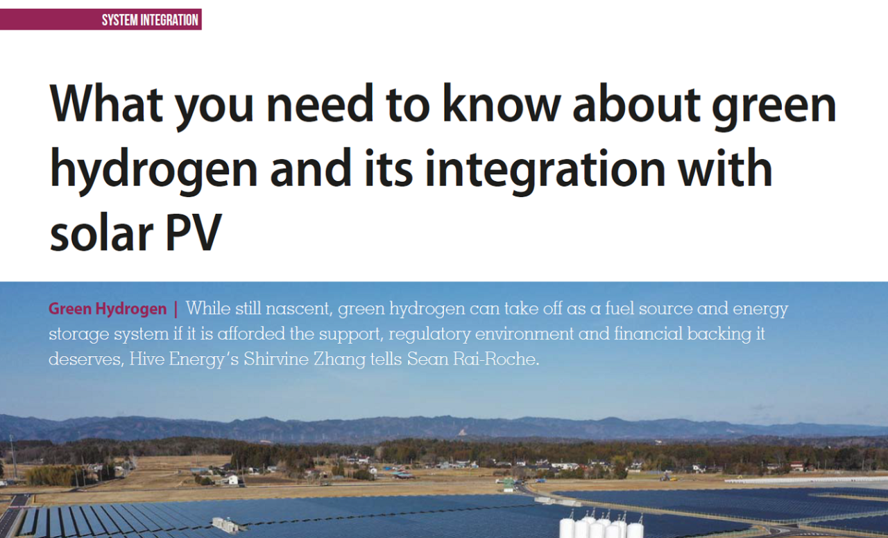 What you need to know about green hydrogen and its integration with ...