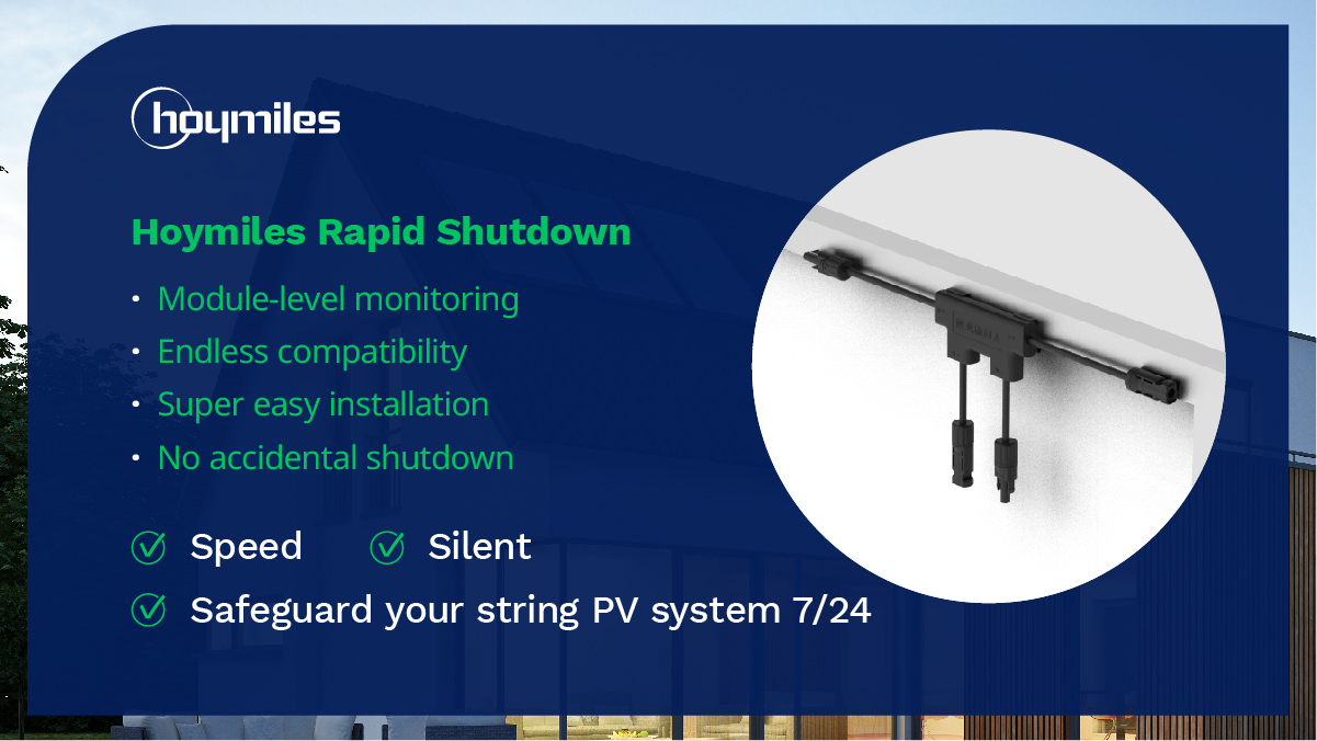 Hoymiles launches new module-level Rapid Shutdown system - PV Tech