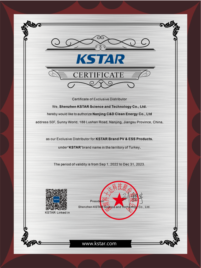C&D Clean Energy becomes exclusive distributor for KSTAR PV & ESS ...