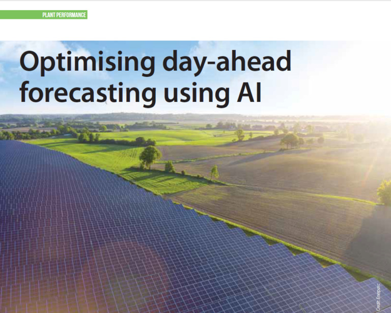 Optimising day-ahead forecasting using AI - PV Tech