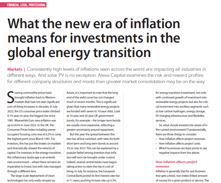 What the new era of inflation means for investments in the global ...