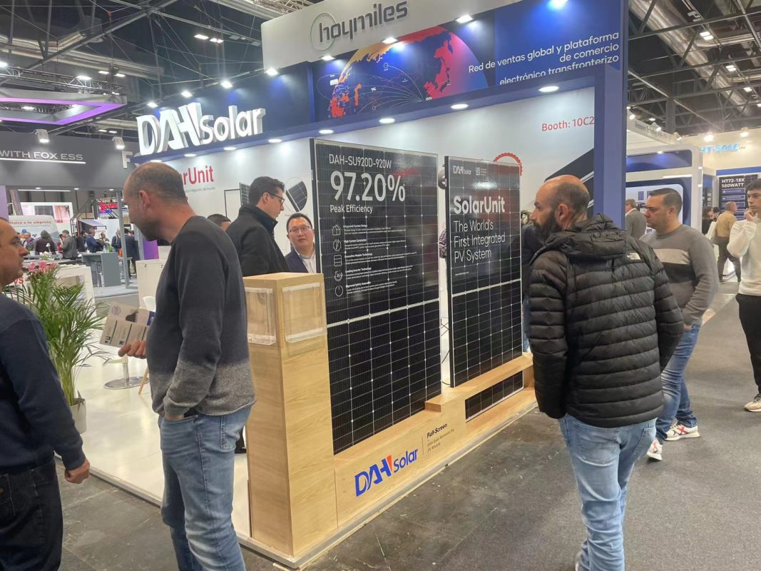 DAH Solar showcased its innovative products at Genera 2023 - PV Tech