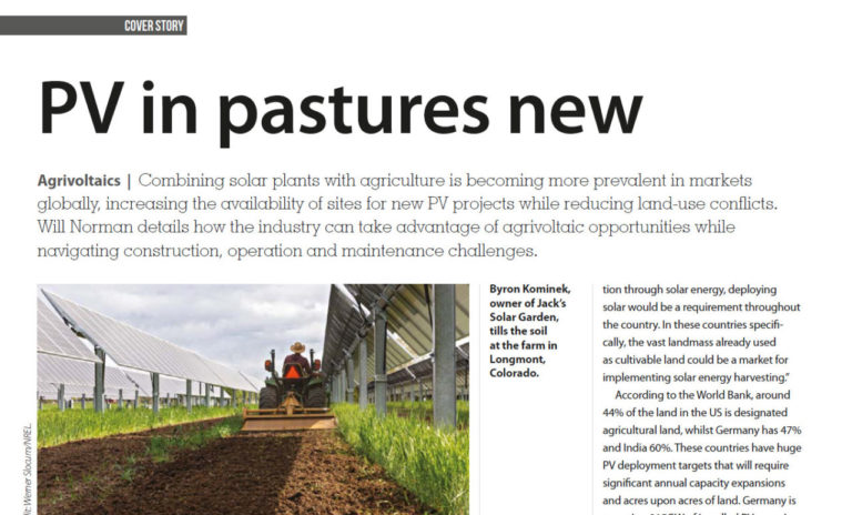 PV in pastures new - PV Tech