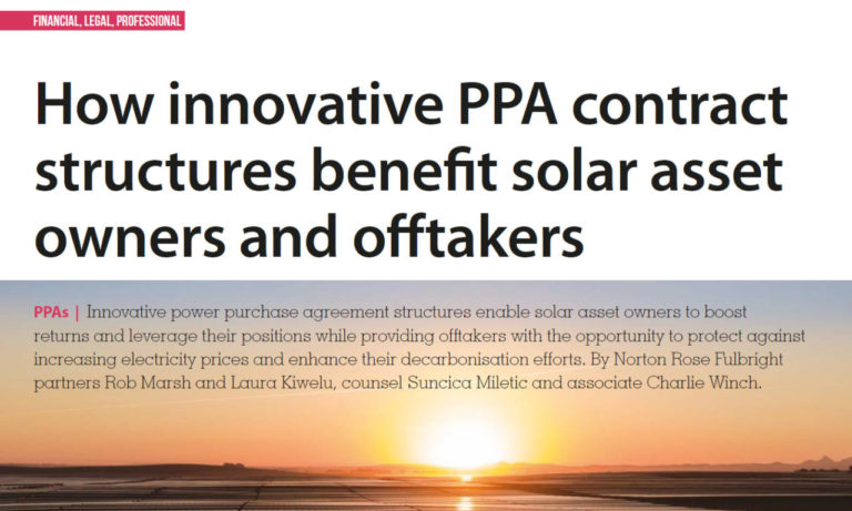 How innovative PPA contract structures benefit solar asset owners and ...