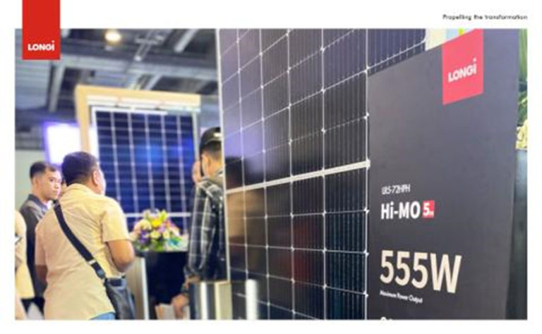 LONGi showcases Hi-MO series modules at Future Energy Show Philippines ...