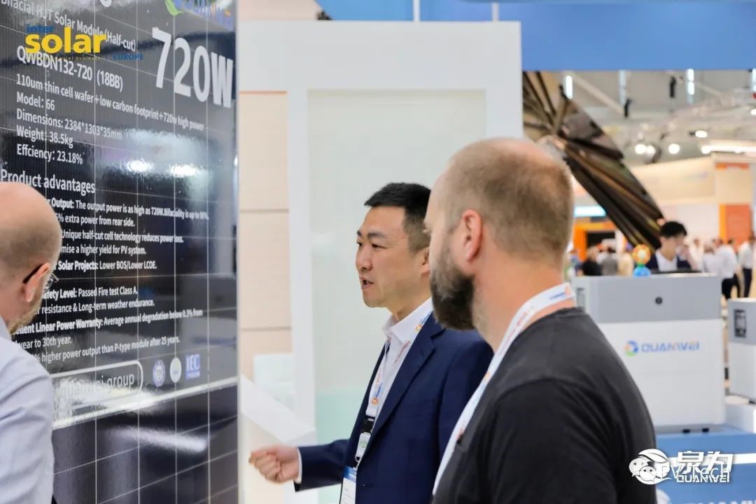 Intersolar 2023: Quanwei Technology debuts 720W HJT module at ...