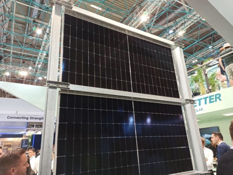 Schletter unveils vertical agriPV system at Intersolar - PV Tech
