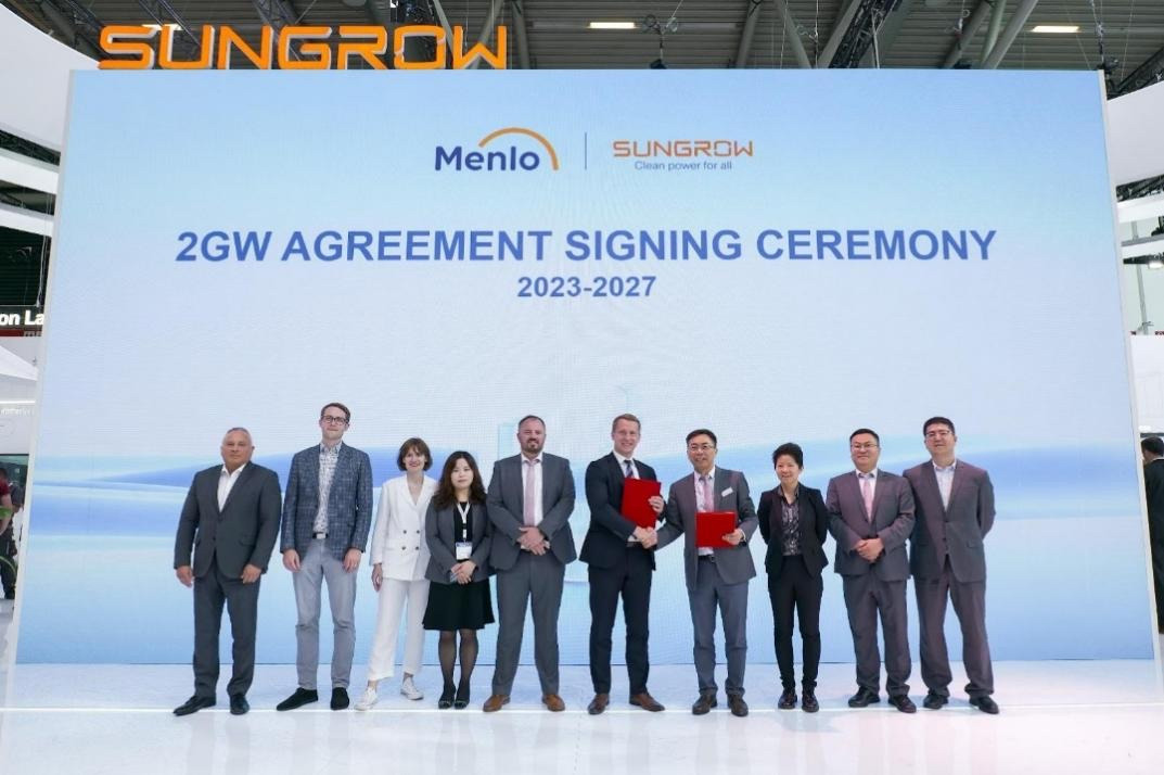 Sungrow and Menlo Electric announce partnership for EMEA region - PV Tech