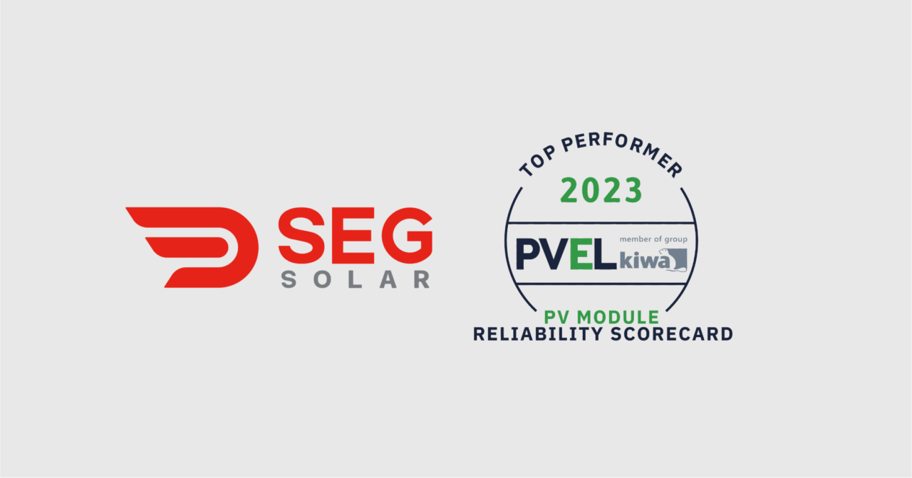 SEG Solar recognised as ‘Top Performer’ in 2023 PVEL PV Module ...