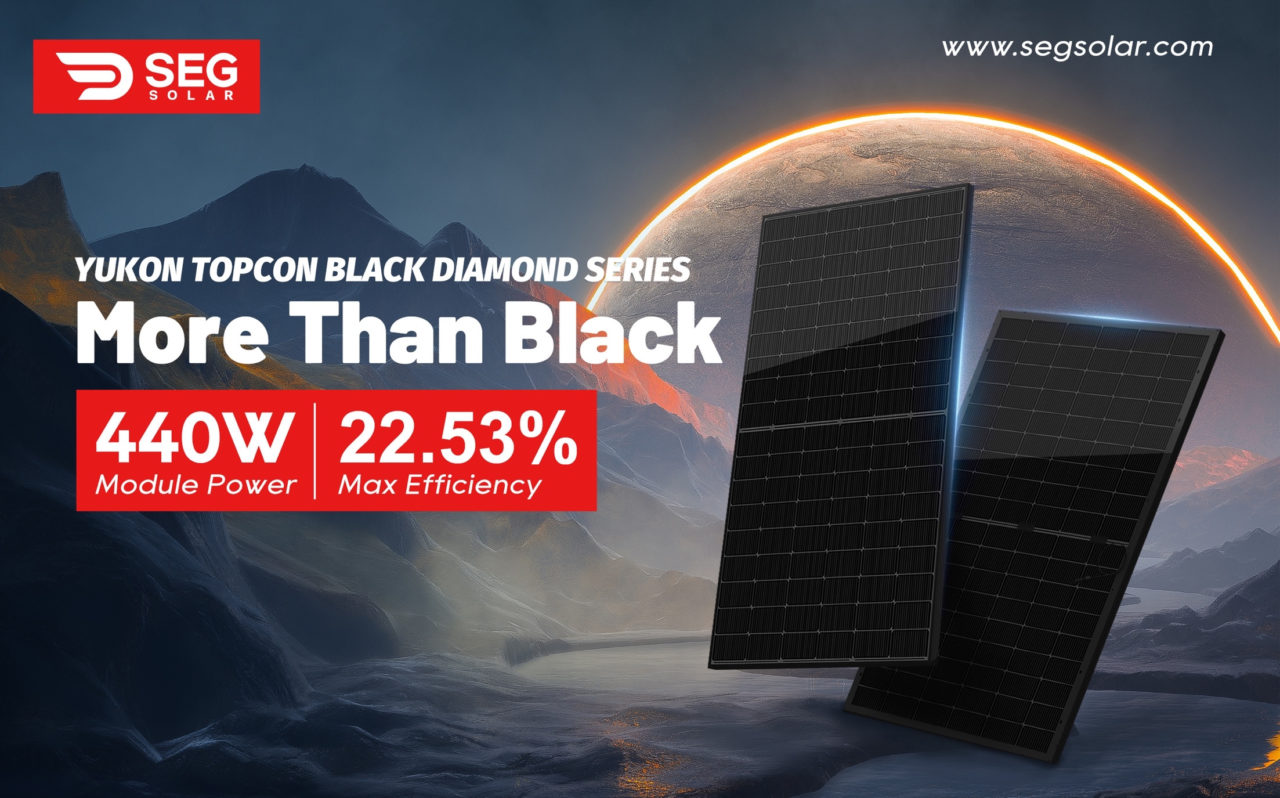 SEG Solar launches YUKON TOPCon Black Diamond series module - PV Tech