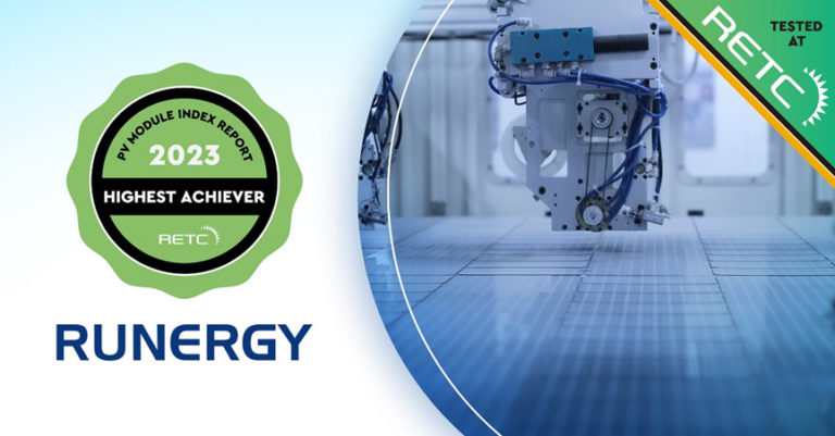 Runergy recognised as an 'Overall Highest Achiever' in RETC 2023 PV ...