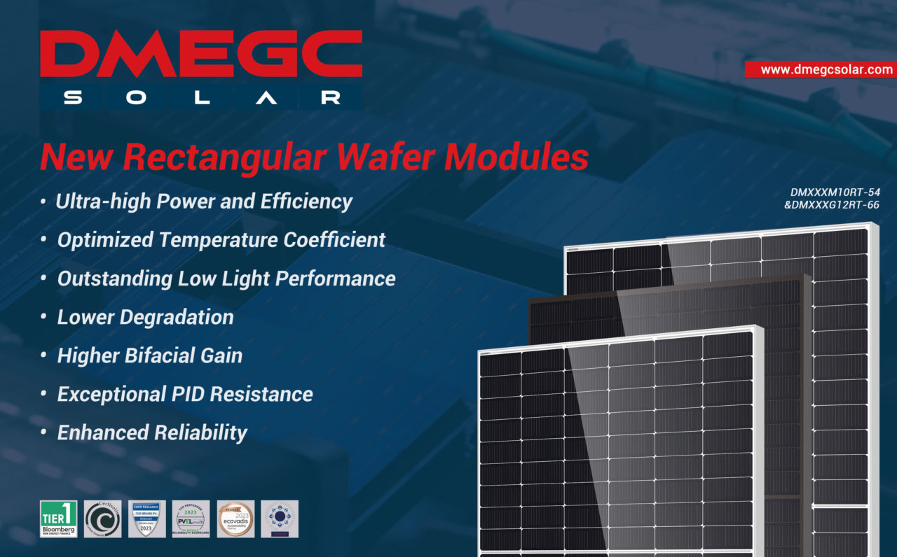 DMEGC Solar introduces ground-breaking N-type rectangular wafer modules ...
