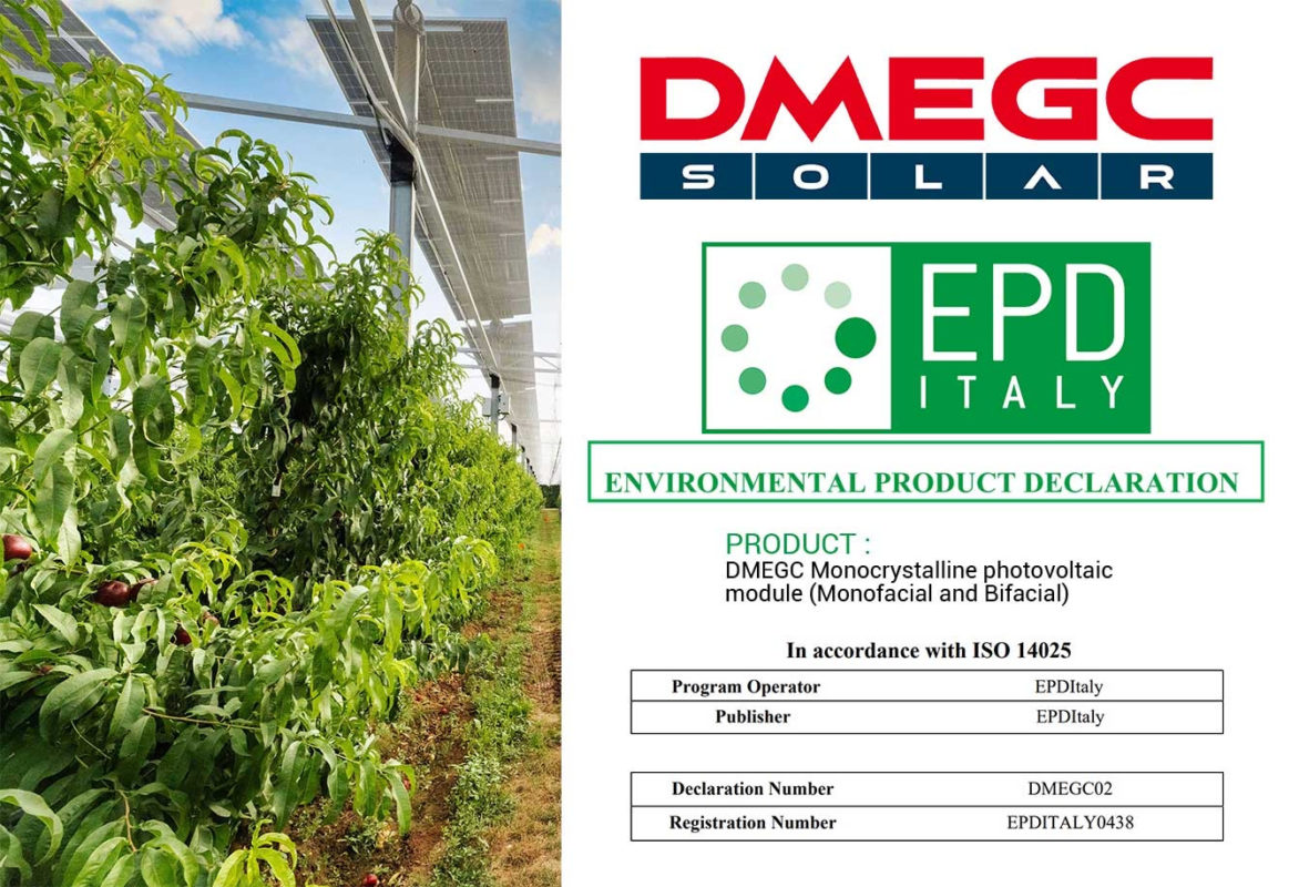 DMEGC Solar secures Environmental Product Declaration (EPD ...