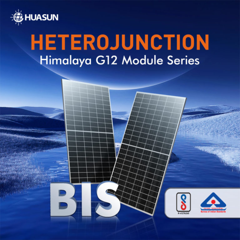 Huasun 700W+ HJT modules certified for Indian market - PV Tech