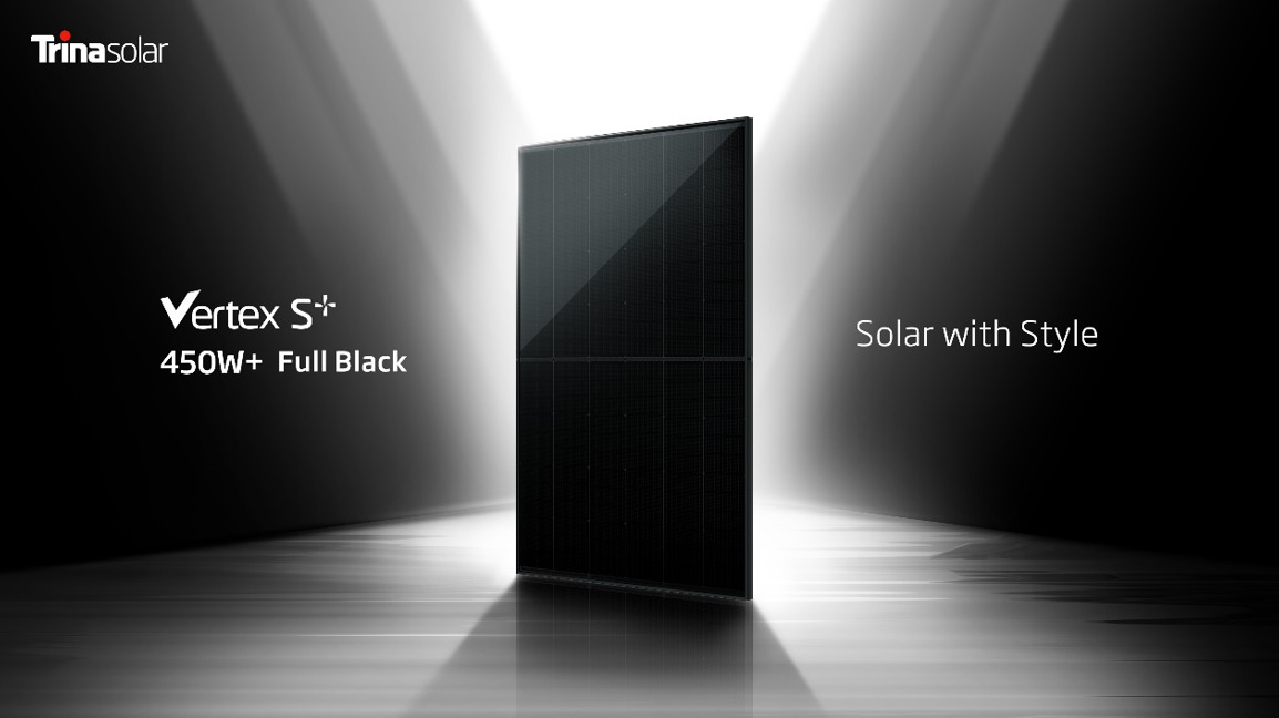 Trina Solar unveils Vertex S+ n-type i-TOPCon dual-glass full black ...