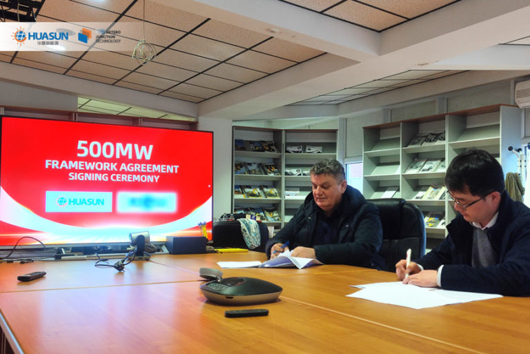 Huasun announces 500MW HJT module procurement deal in partnership with Balkan project developer ...