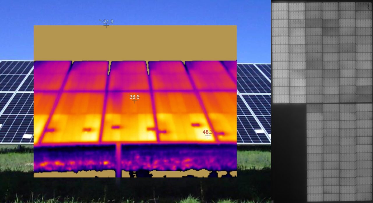 Mismatch voltage & thermal patterns in half-cell bifacial technology ...
