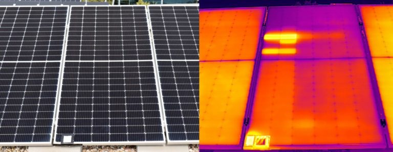 Mismatch voltage & thermal patterns in half-cell bifacial technology ...