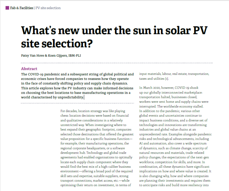 What’s new under the sun in solar PV site selection? - PV Tech