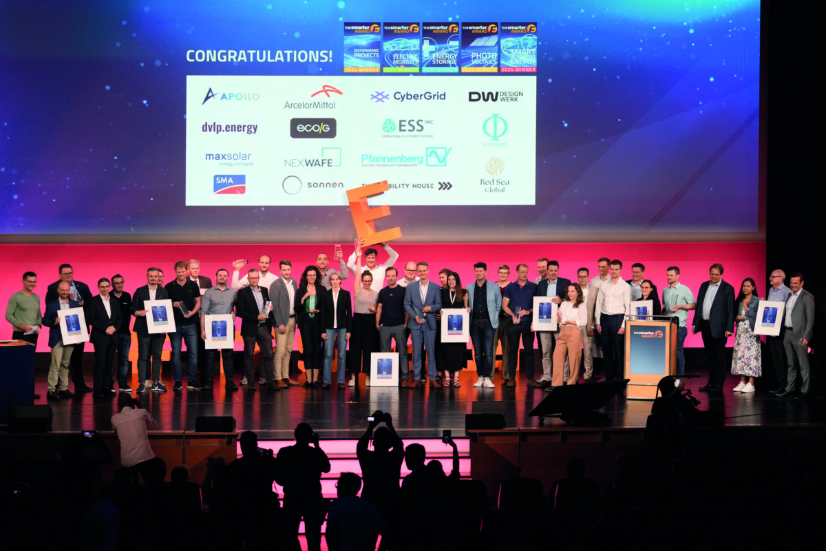 The smarter E Europe announces 2024 award winners