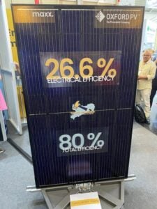 Oxford PV unveils 26.9% perovskite tandem module
