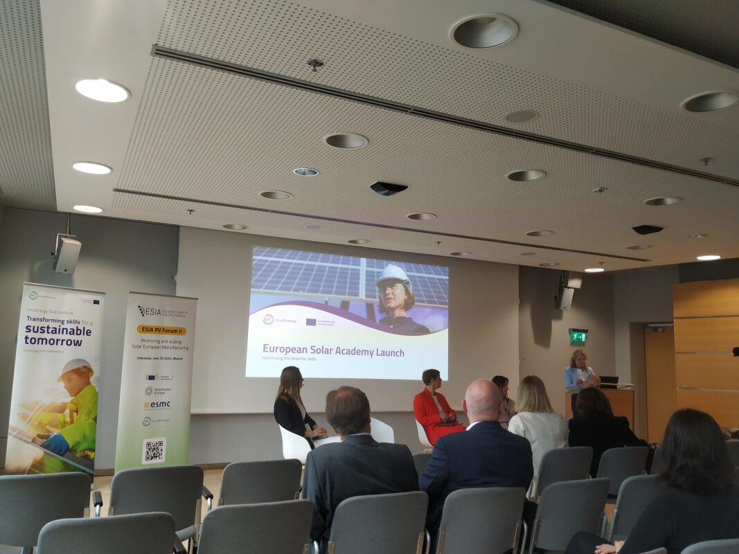 EIT launches European Solar Academy at Intersolar Europe 2024
