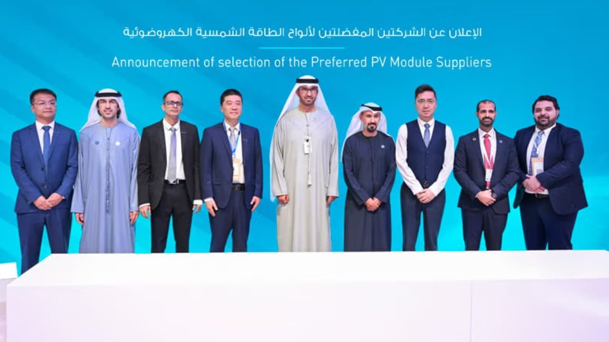 Jinko Solar and JA Solar supply modules to 5.2GW Masdar project - PV Tech