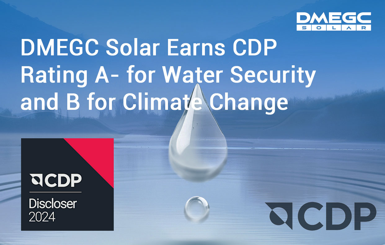 DMEGC Solar earns industry-leading score from CDP for water security ...