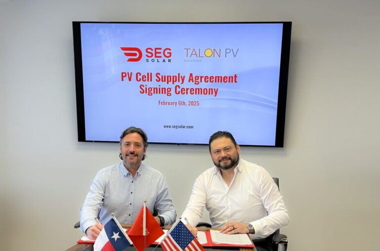 Talon PV to provide US-made cells to SEG Solar modules - PV Tech