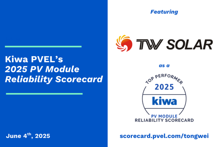 Tongwei again recognized as 2025 Kiwa PVEL “Top Performer” - PV Tech
