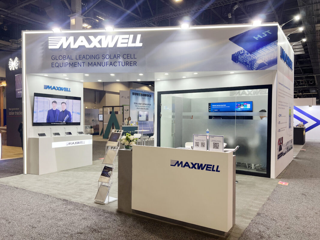 Maxwell showcases HJT Full-line solution at RE+ - PV Tech